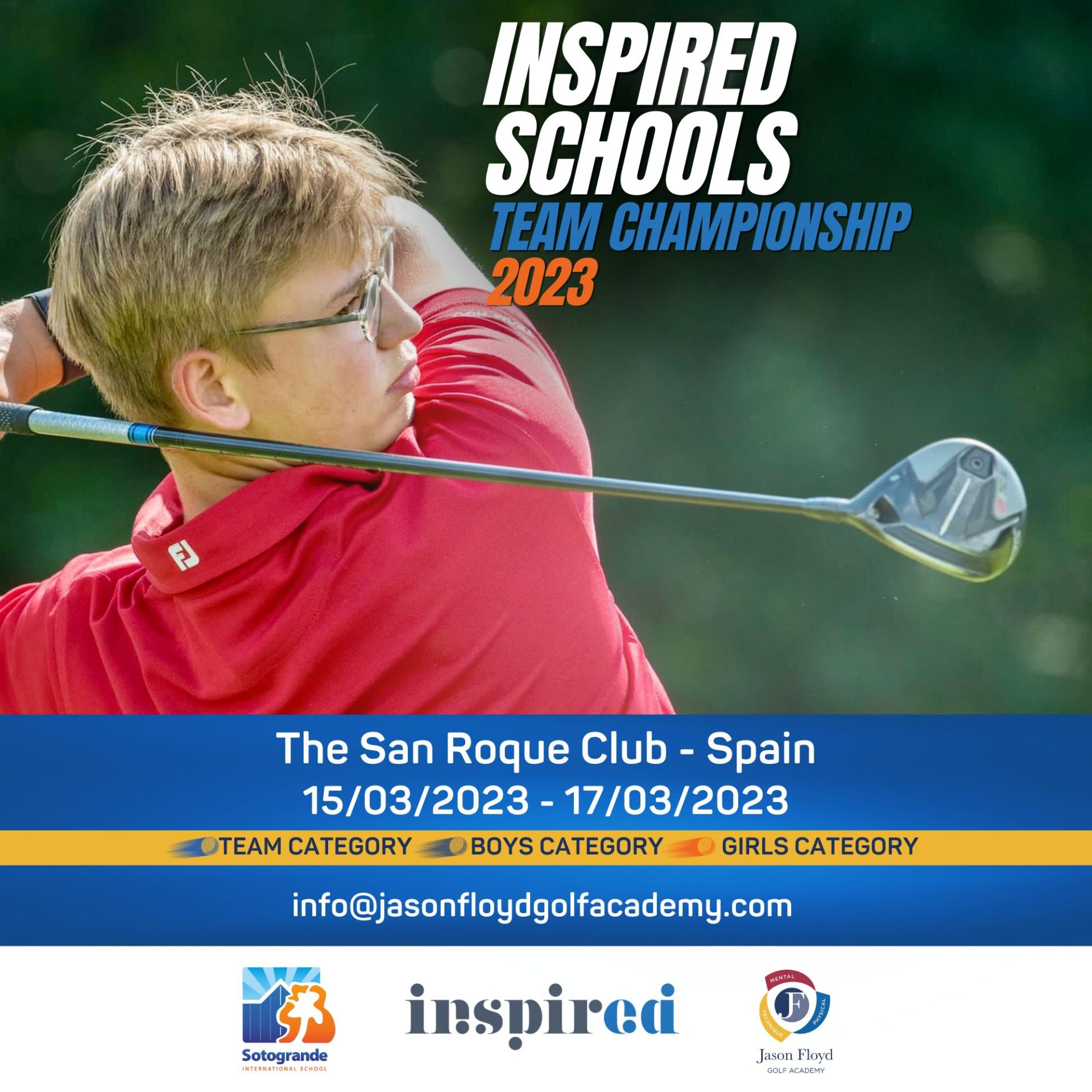 Inspired Schools Team Championship – Register Now To Represent Your ...