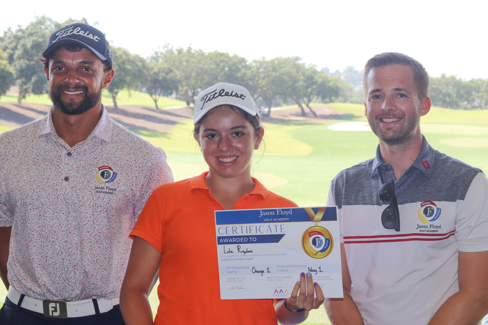 Summer Camp - Week 2 and Graduation - Jason Floyd Golf Academy - Jason ...